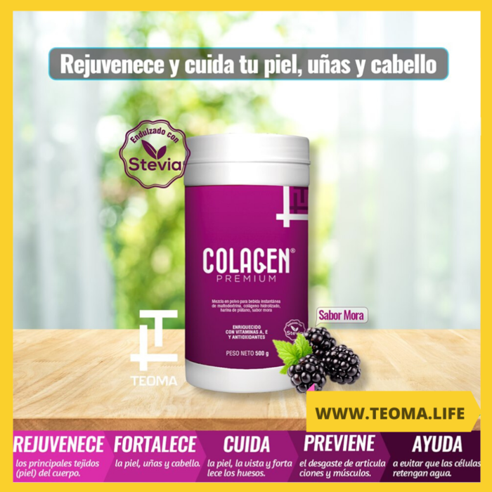 COLÁGENO HIDROLIZADO PREMIUM Frasco de 500 gr. | Teoma Perú