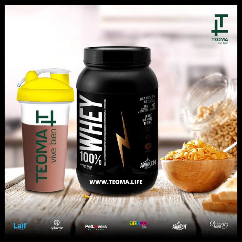 WHEY AWAKEN Chocolate Frasco de 1100 Gramos | Teoma Perú - Vivir Bien